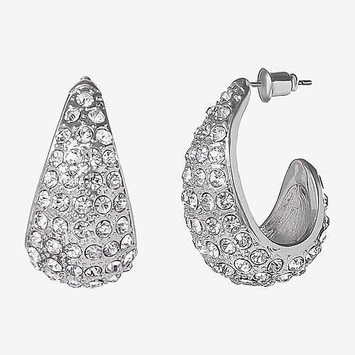 Click here for JS Jessica Simpson Silver Tone Womens Glass 29.3mm... prices