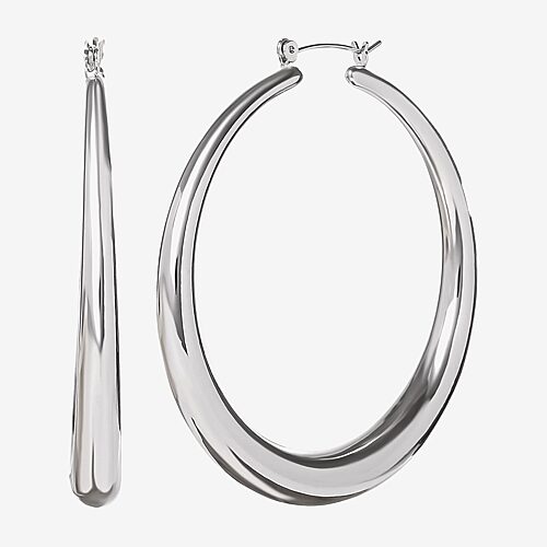 Click here for JS Jessica Simpson Silver Tone Womens 64.9mm Hoop... prices