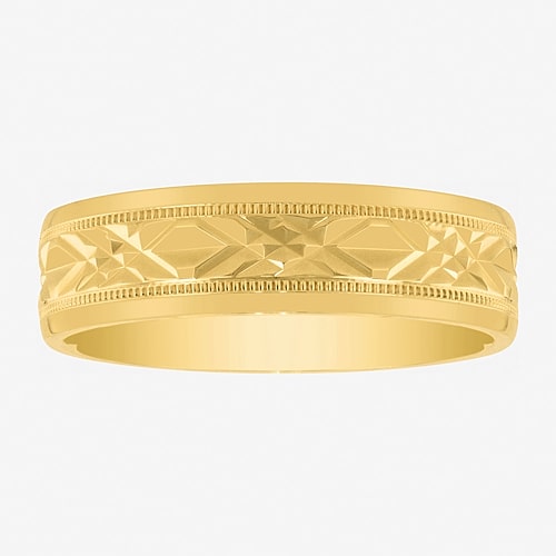 Click here for Mens 6MM 14K Gold Over Silver Wedding Band  13 prices