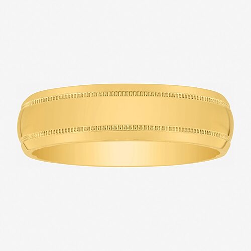 Click here for Mens 6MM 14K Gold Over Silver Wedding Band  12 1/2 prices