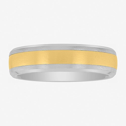 Click here for Mens 6MM Tungsten with 14K Gold Wedding Band  7 prices