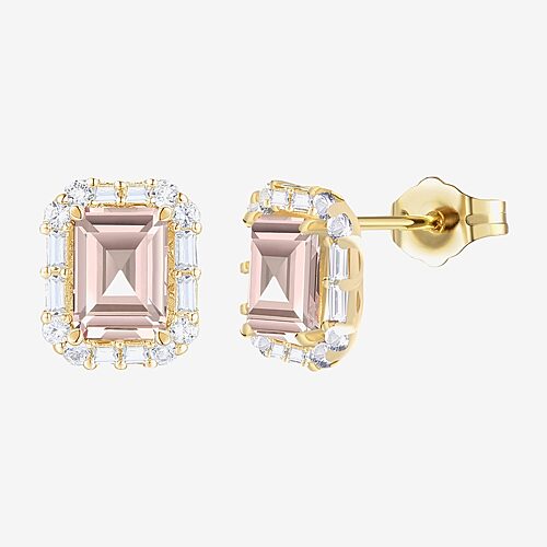 Click here for Yes  Please! Lab Created Pink Sapphire 14K Gold Ov... prices