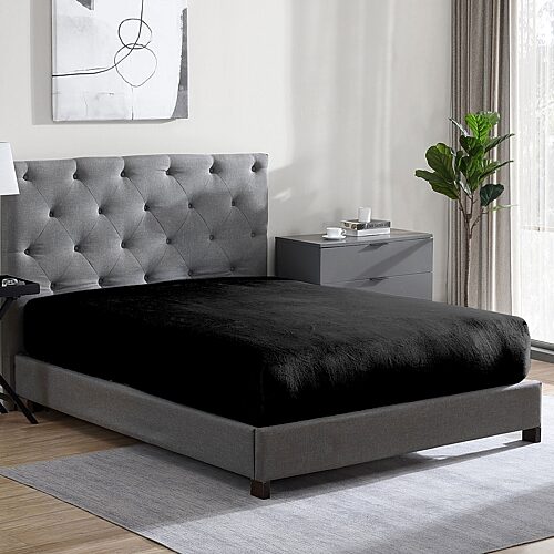 Click here for Swift Home Thick Cozy Soft Flannel-Plush Fur Fitte... prices