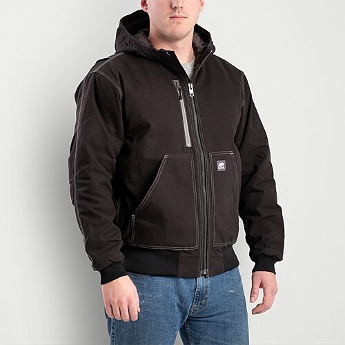 Click here for Berne Modern Mens Hooded Heavyweight Work Jacket... prices