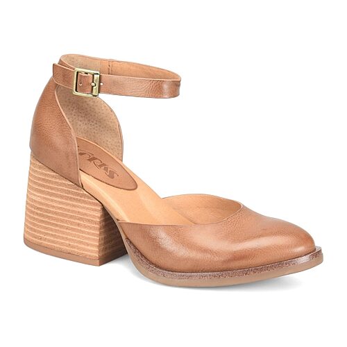 Click here for Korks Womens Almond Closed Toe Stacked Heel  11 Me... prices
