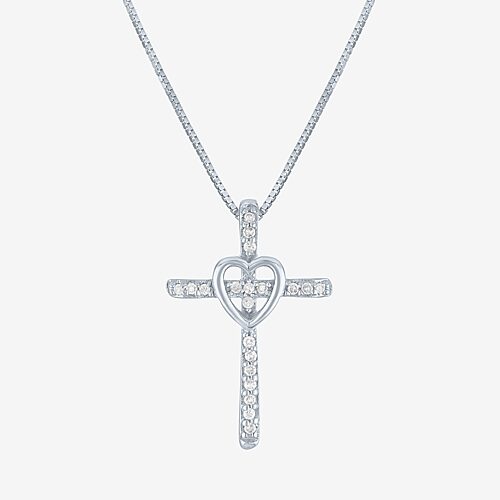 Click here for Diamond Accent Cross (G-H  Si2-I1) Womens Diamond... prices