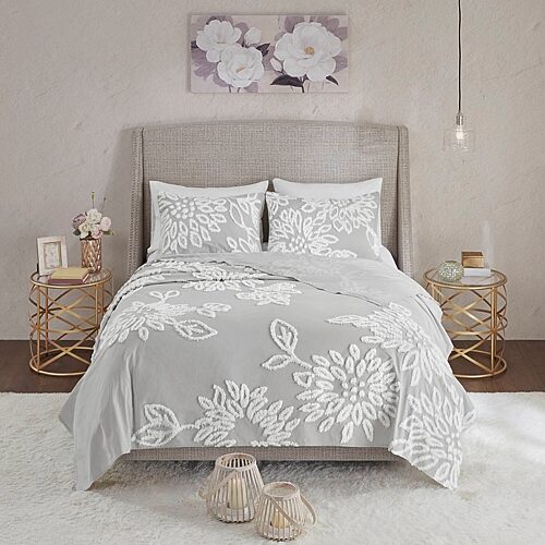 Click here for Madison Park Veronica Floral Tufted 3-Pc. Comforte... prices