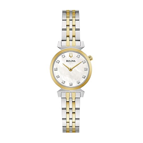 Click here for Bulova Womens Classic Regatta Diamond-Accent Two-T... prices