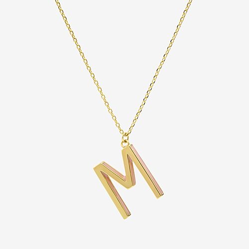Click here for Sparkle Allure Initial Womens 14K Gold Over Brass... prices