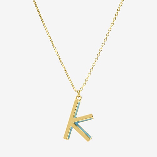 Click here for Sparkle Allure Initial Womens 14K Gold Over Brass... prices
