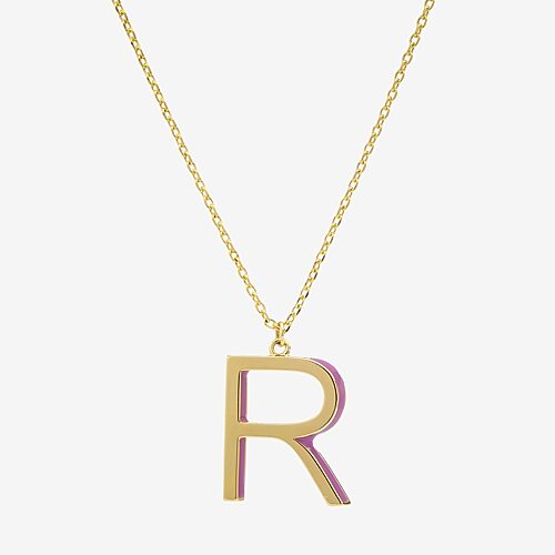 Click here for Sparkle Allure Initial Womens 14K Gold Over Brass... prices