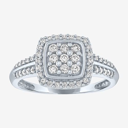 Click here for (G-H / Si2-I1) Womens 1/3 CT. T.W. Lab Grown White... prices
