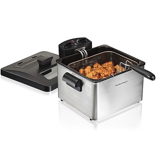 Click here for Hamilton Beach Professional-Style Deep Fryer  One Size  Black prices