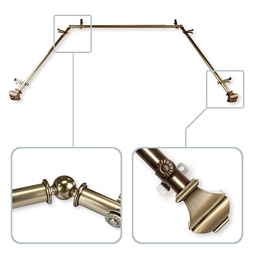 Click here for Rod Desyne Marion Bay Window Rod  One Size  Brown prices
