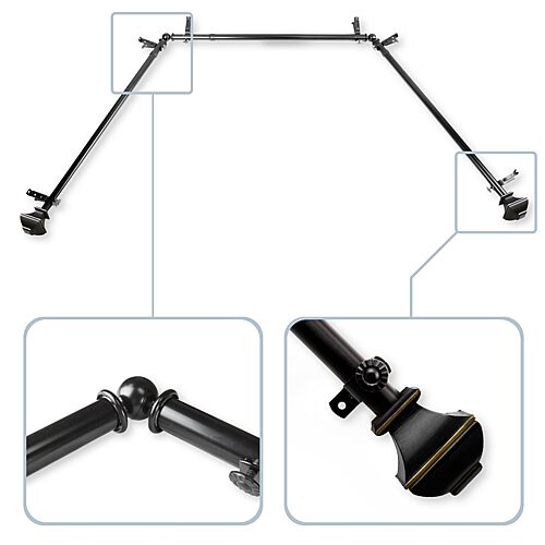 Click here for Rod Desyne Marion Bay Window Rod  One Size  Black prices