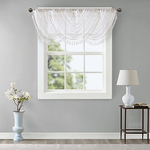 Click here for Madison Park Iris 38W X 46L Rod Pocket Waterfall V... prices