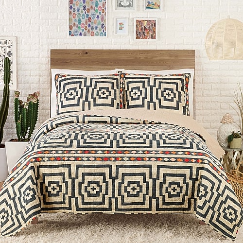 Click here for Justina Blakeney Hypnotic Quilt Set  King prices