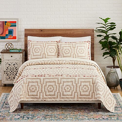 Click here for Justina Blakeney Hypnotic Quilt Set  King prices