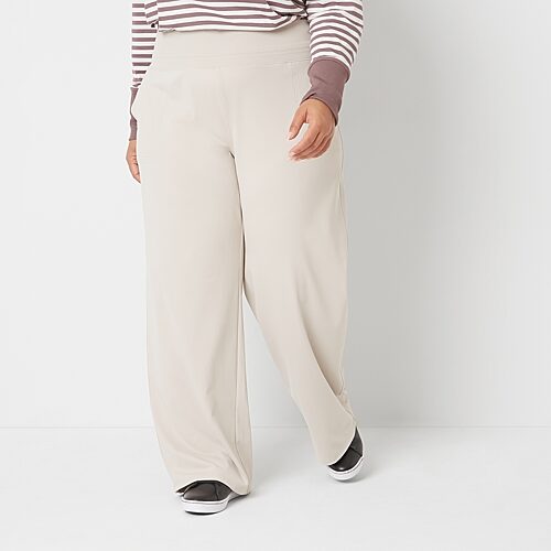 Click here for Stylus Womens Plus Wide Leg High Rise Pull-On Pant... prices