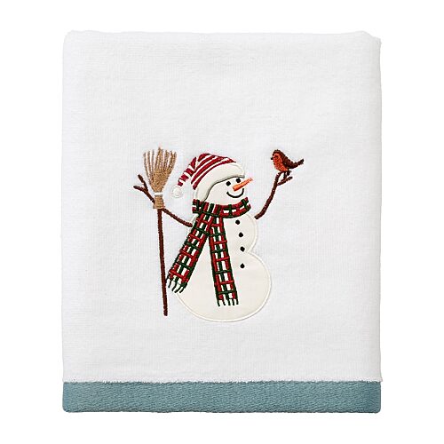 Click here for Avanti Snowman Park Cotton Hand Towel  16 x 28 - W... prices