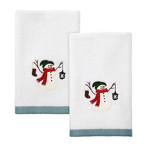 Click here for Avanti Snowman Park Holiday Bath Towels prices