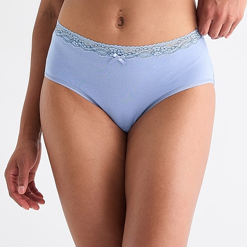 Click here for Ambrielle Cotton Brief Panty  Xx-large  Blue prices