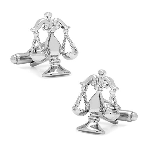 Click here for Scales Of Justice Cufflinks  One Size  Silver prices