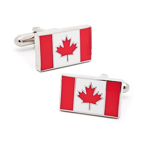 Click here for Maple Leaf Cufflinks  One Size  Red prices