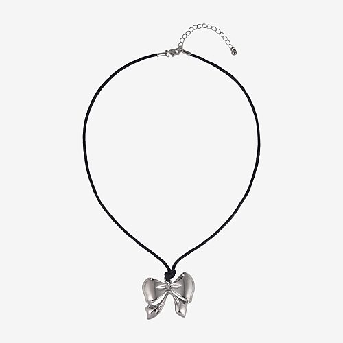 Click here for Arizona Silver Tone Womens Bow 18 Inch Pendant Nec... prices