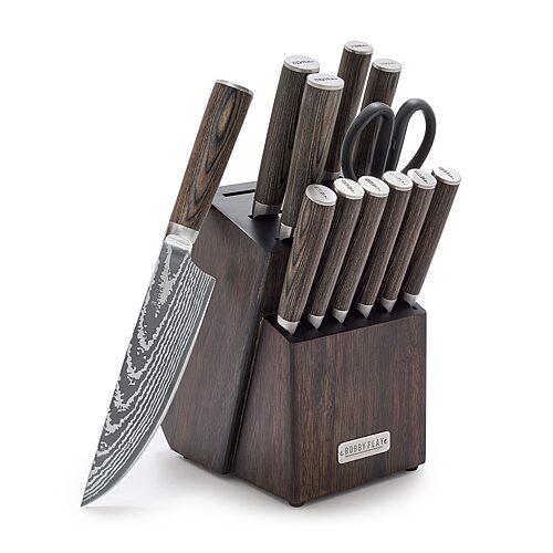 Click here for Bobby Flay x GreenPan 13-Piece Knife Block Set - G... prices