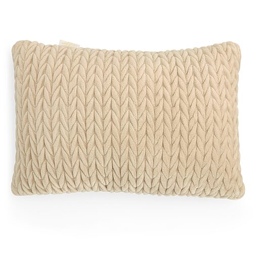 Click here for Fieldcrest Faux Mink 14x20 Lumbar Pillow  One Size... prices