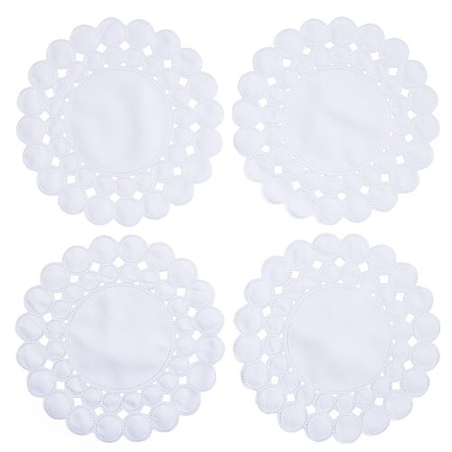 Click here for Homewear Bubble 4-pc. Placemat  One Size  White prices