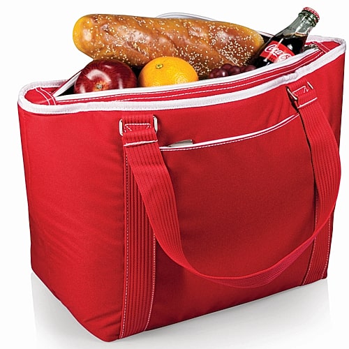 Click here for Picnic Time Topanga Cooler Tote  One Size  Red prices