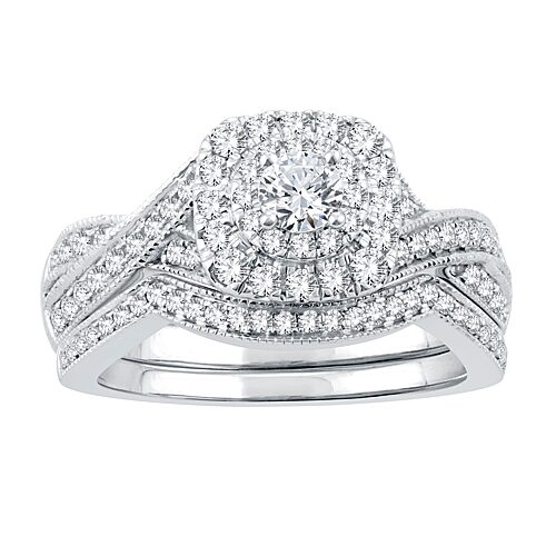 Click here for Signature By Modern Bride Womens Natural White Dia... prices