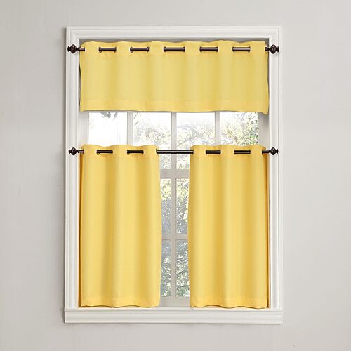 Click here for Montego Casual Textured Semi-Sheer Grommet Kitchen... prices