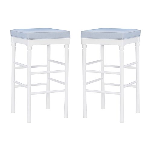 Click here for Linon Holland 2-pc. Bar Stool  One Size  White prices