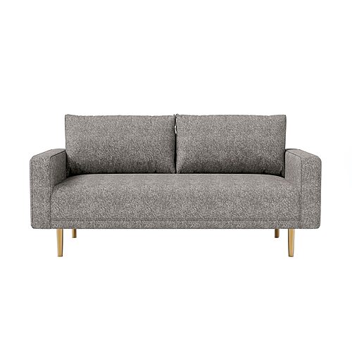 Click here for Aurelia 63 Boucle Fabric Loveseat - Charcoal Gray prices