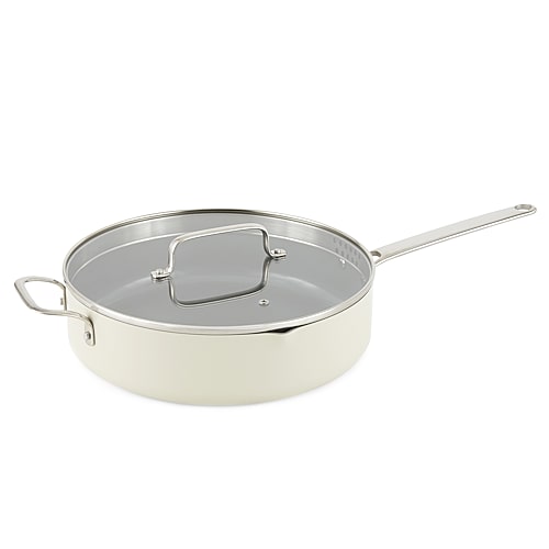 Cooks Ceramic 5.5-qt. Non-Stick Saute Pan  One Size  White