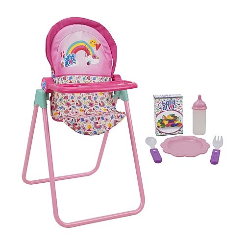 Click here for Baby Alive Highchair Set Baby Play  One Size  Pink prices