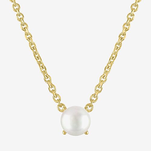 Click here for Gemstone 14K Gold Over Silver Oval 17.5 Inch Penda... prices