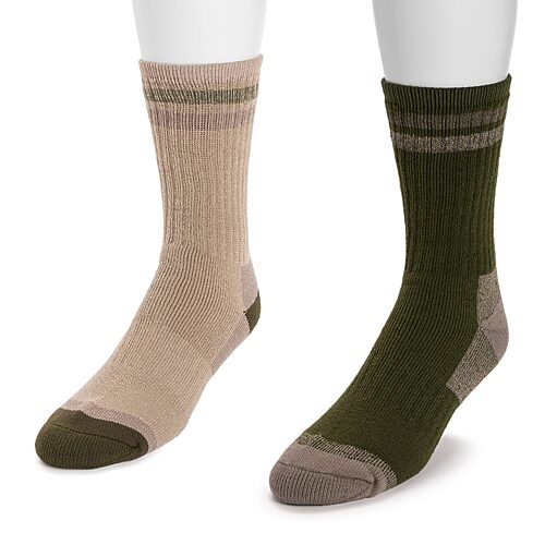 Click here for Muk Luks Heat Retainer Mens Crew Socks  One Size F... prices
