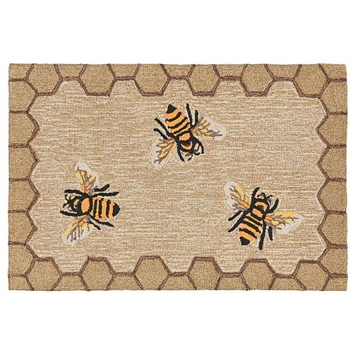 Click here for Liora Manne Frontporch Honeycomb Bee Rectangular A... prices