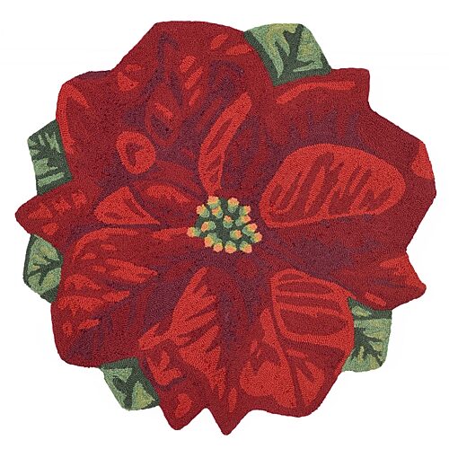Click here for Liora Manne Frontporch Poinsettia Indoor/Outdoor R... prices