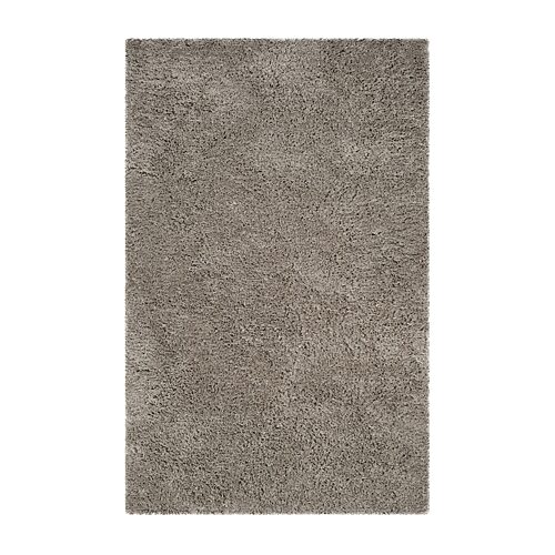 Safavieh Florence Shag Collection Douglas Solid Area Rug  One Size  Silver