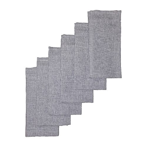 Click here for Laura Ashley Harper 18x 6 Napkin  Set of 6 - Gray prices