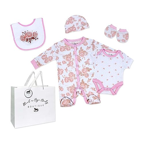 Click here for 3 Stories Trading Company Baby Girls 5-pc. Baby Cl... prices