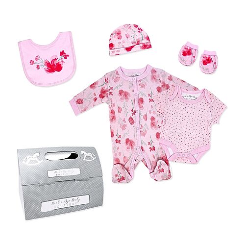 Click here for 3 Stories Trading Company Baby Girls 5-pc. Baby Cl... prices