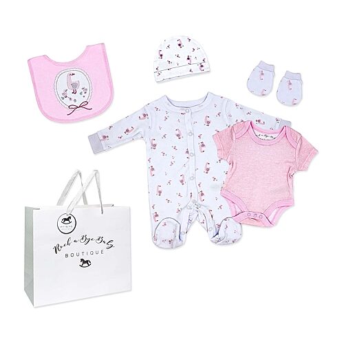 Click here for 3 Stories Trading Company Baby Girls 5-pc. Baby Cl... prices