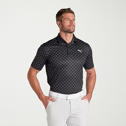 Click here for PUMA Mens Short Sleeve Polo Shirt  Medium  Black prices