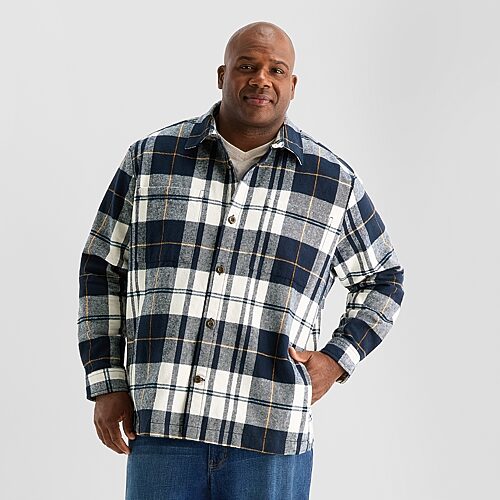 Click here for mutual weave Mens Big and Tall Shirt Jacket  Mediu... prices